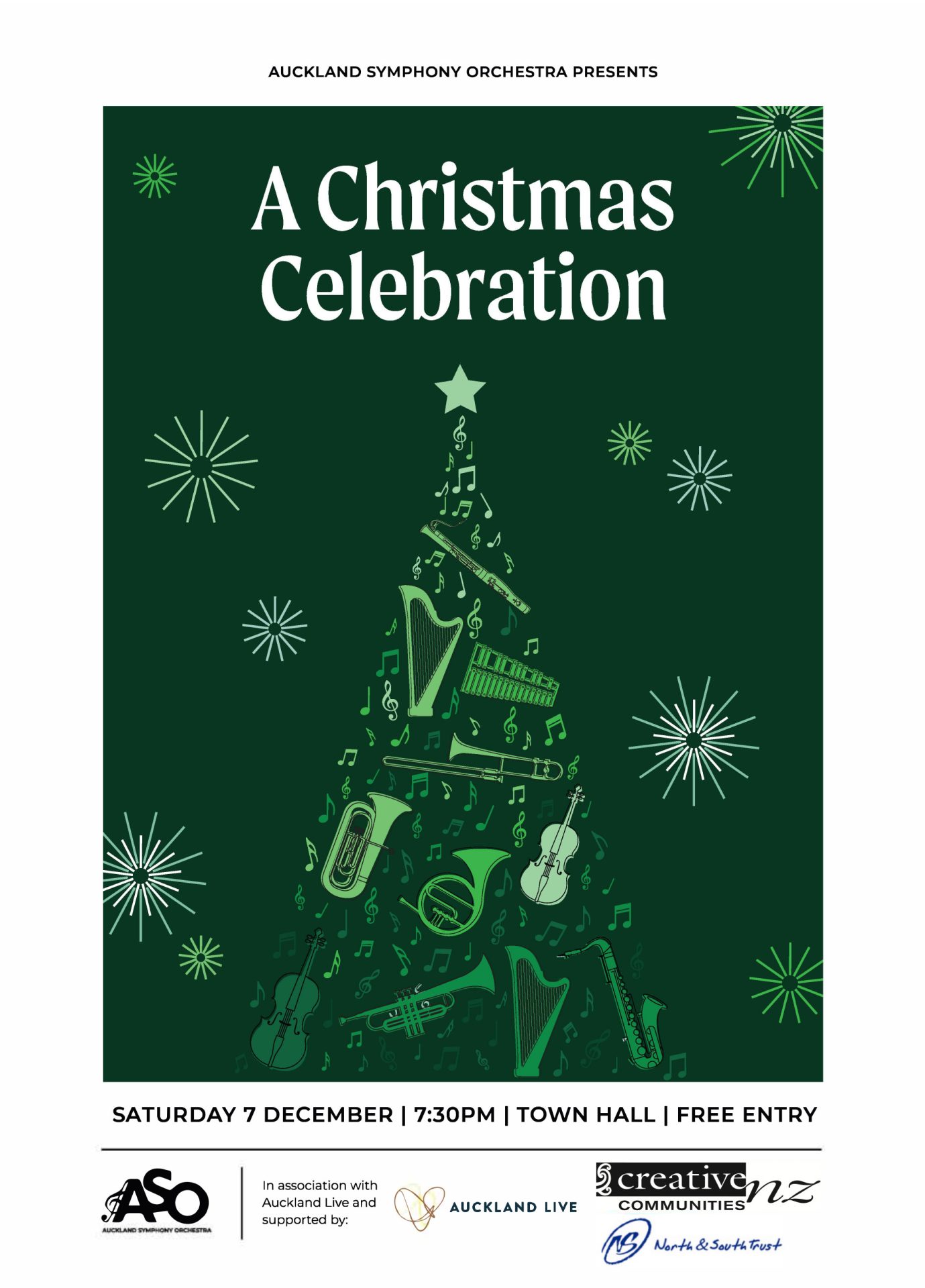 A Christmas Celebration December 2024 - Auckland Symphony Orchestra